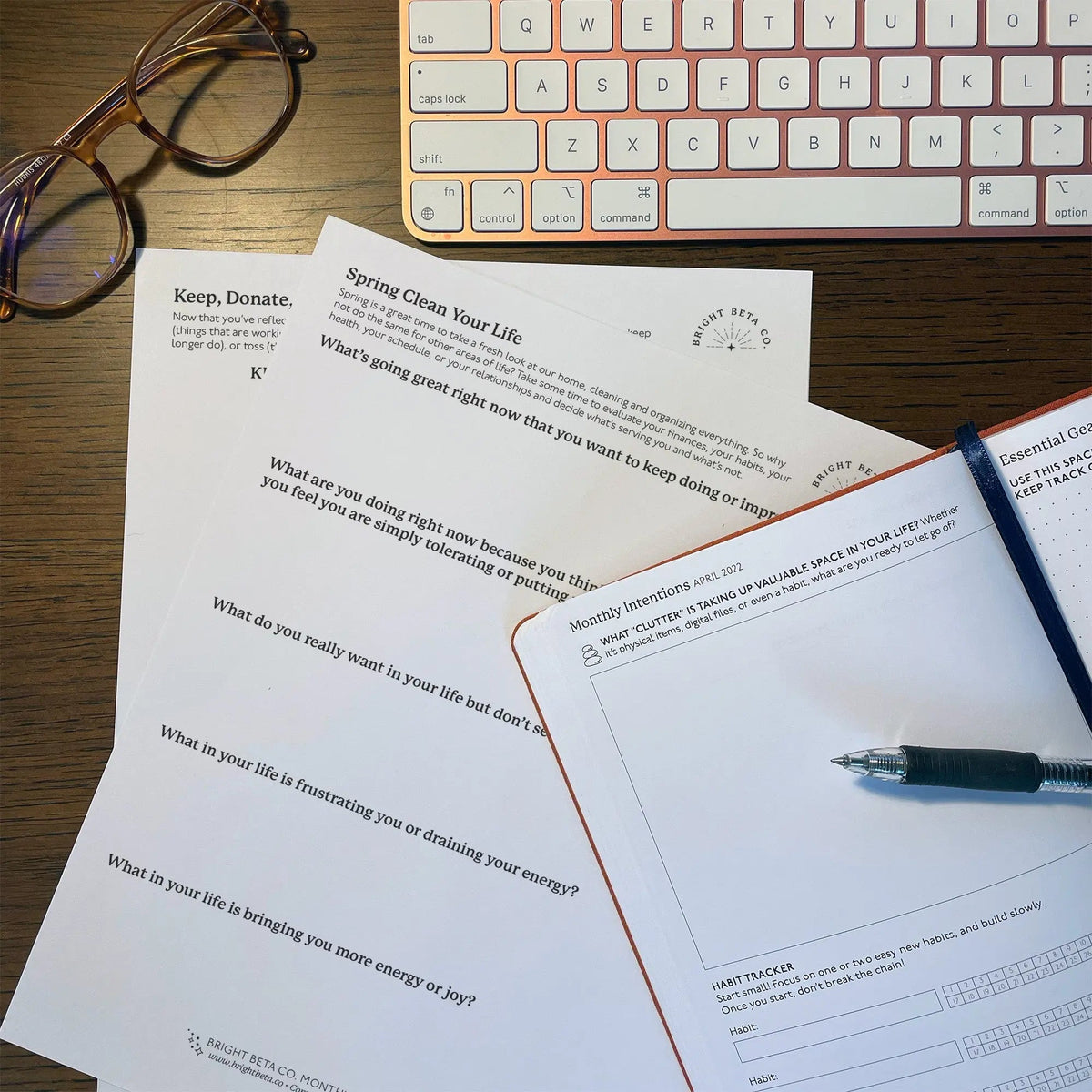 April Worksheet: Spring Cleaning – Bright Beta Co.